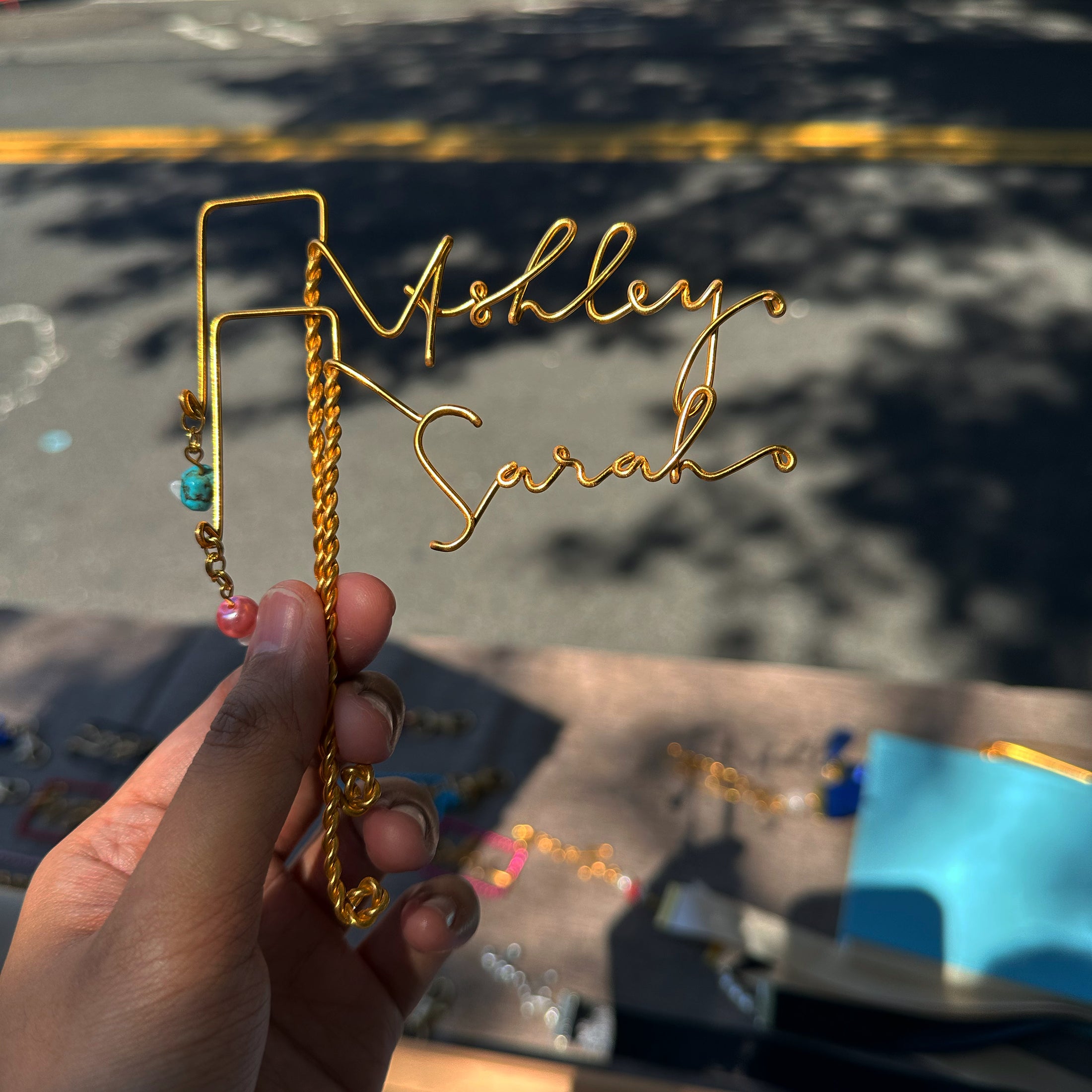 Personalized Name Bookmark – Horizontal – Paper Pliers