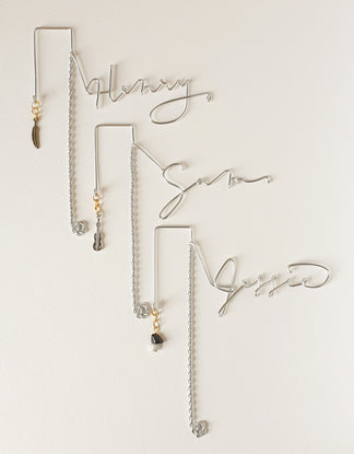 Personalized Name Bookmark – Horizontal – Paper Pliers