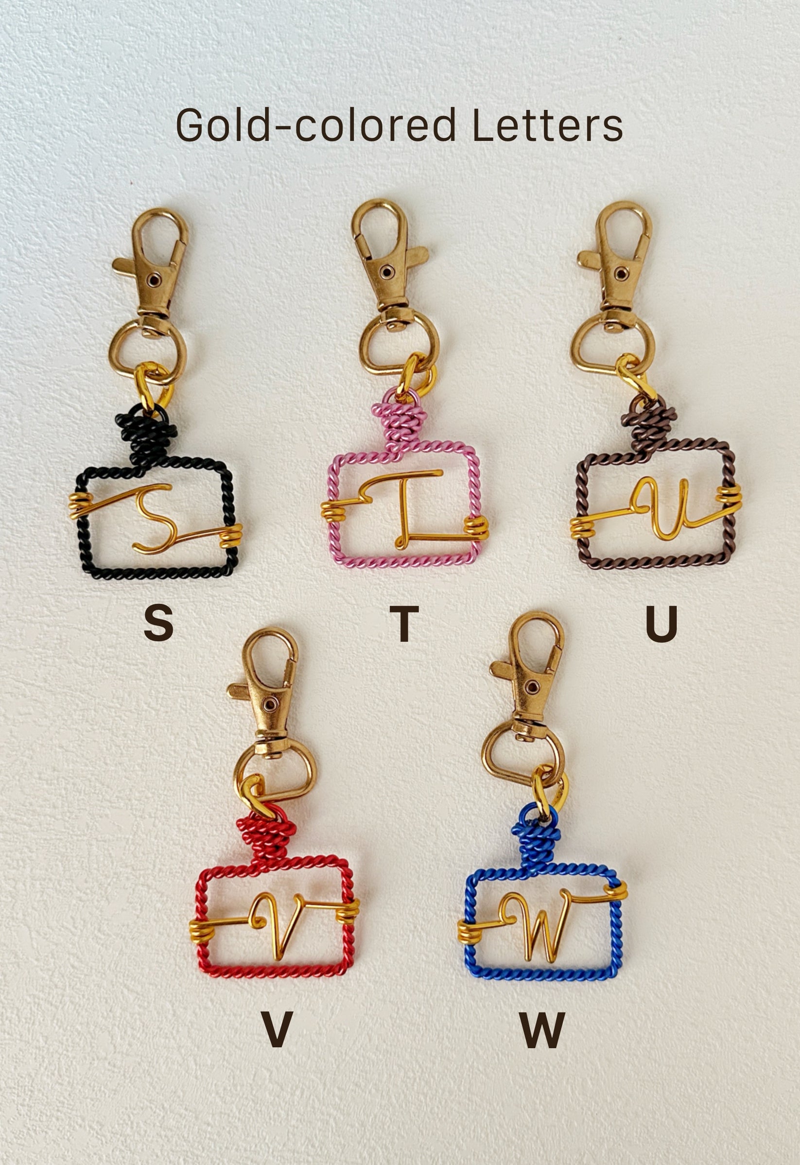 Letter Keychain (S to Z) – Paper Pliers