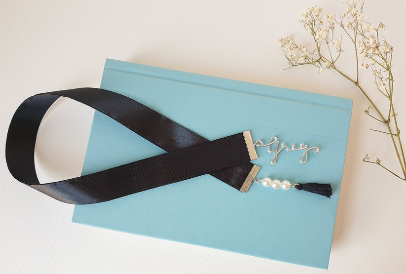 Personalized Ribbon Name Bookmark – Paper Pliers