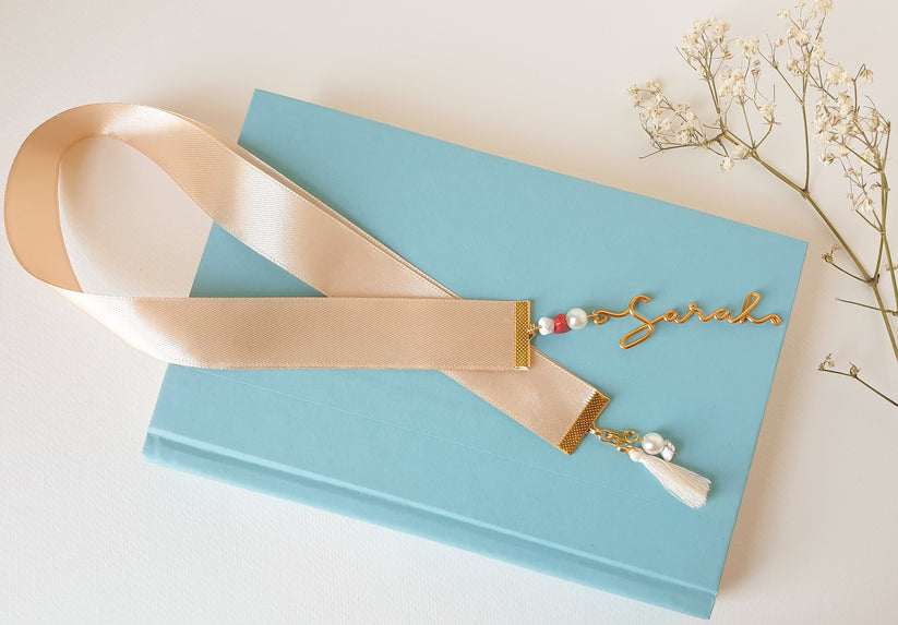 Personalized Ribbon Name Bookmark – Paper Pliers